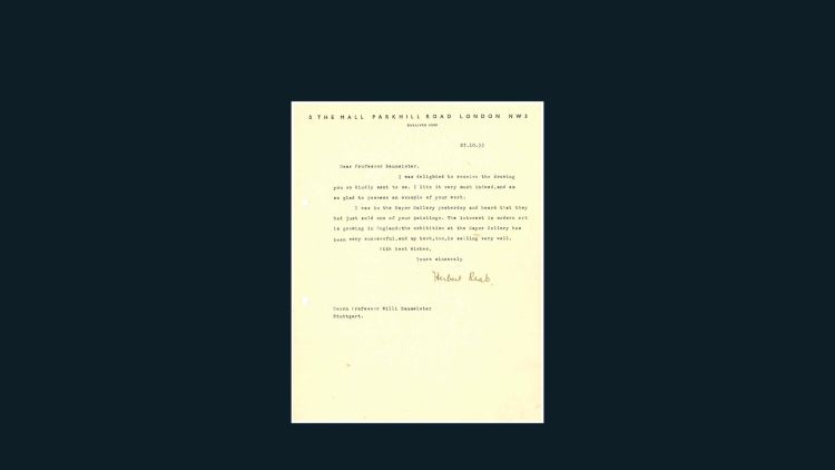 Man Behind the Moderns: the Art Collection of Herbert Read